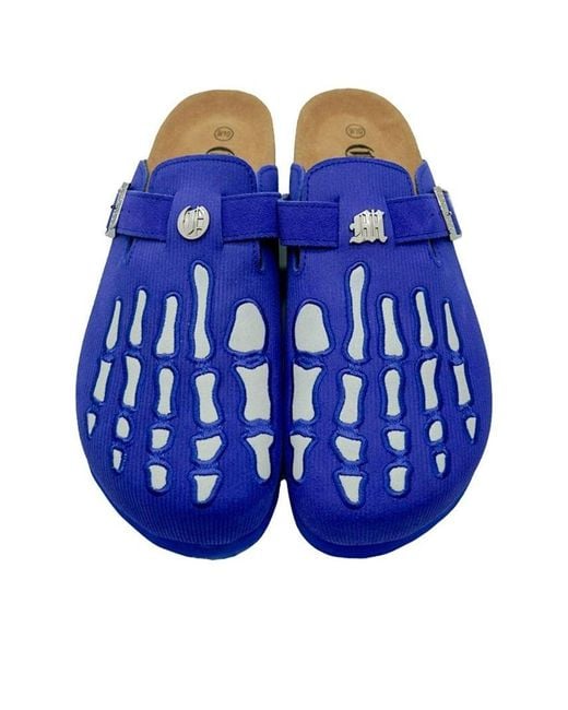 OMNEWYORK Octavious Marks Clog 'Corduroy' in Blue for Men | Lyst