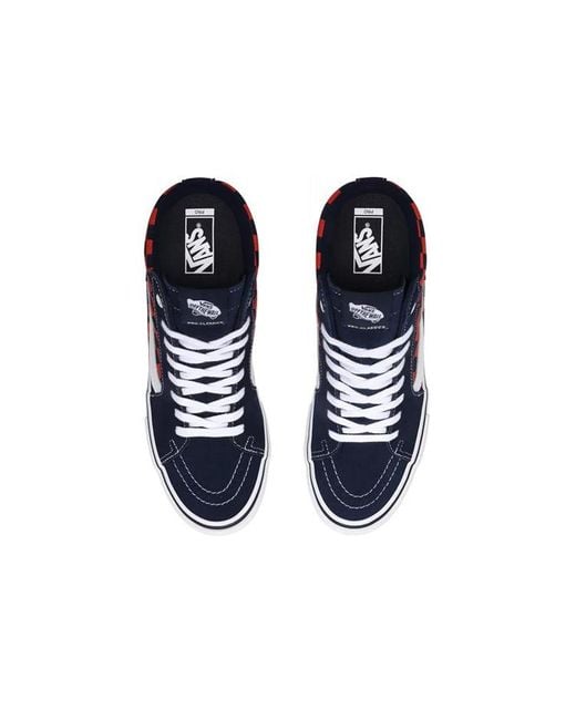 Vans Sk8-Hi Pro 'Checkerboard in Blue for Men | Lyst