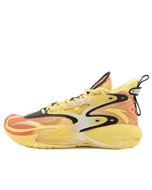 Anta Shock The Game 5 Mid in Yellow for Men | Lyst