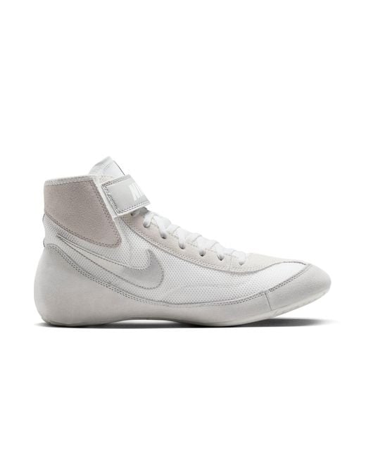 Nike Speedsweep 7 Wrestling Shoes Metallic' in White for Men | Lyst