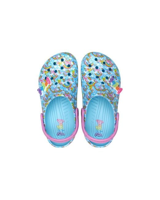 Crocs™ (Wmns) Classic X Lisa Frank Clogs 'Unicorns' in Blue | Lyst