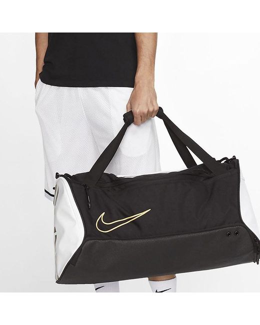 Nike Elite Basketball Duffel Bag Metallic' in Black for Men | Lyst