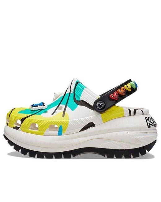 Crocs™ X Keith Haring Mega Crush Clog Multi' in Blue for Men | Lyst UK
