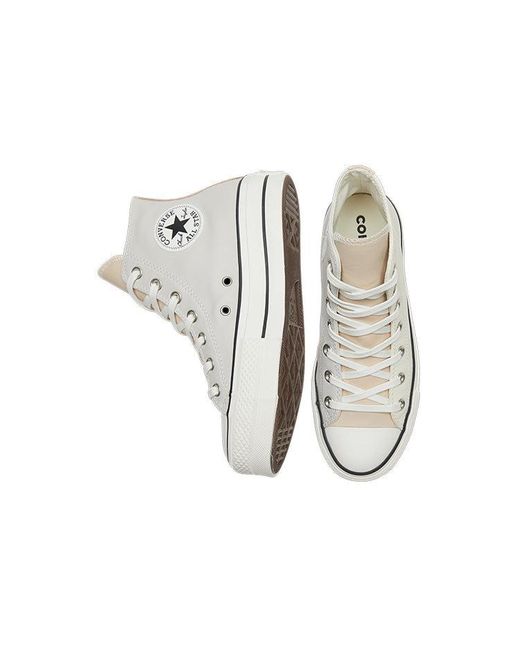 Converse (Wmns) Chuck Taylor All Star High 'Neutral Tones in White | Lyst