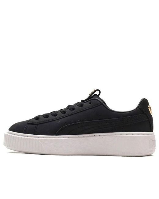 PUMA (Wmns) Platform Premium Logo in Black | Lyst UK