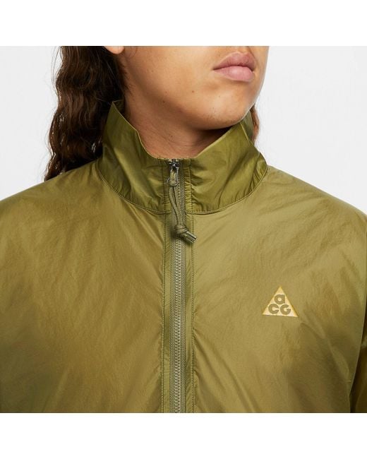 Nike Acg Half-Zip Windbreaker Jacket in Green for Men | Lyst UK