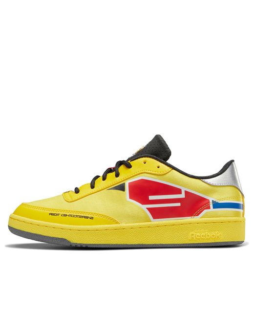 Reebok Power Rangers X Club C 'Saber-Toothed Tiger Zord' in Yellow for ...