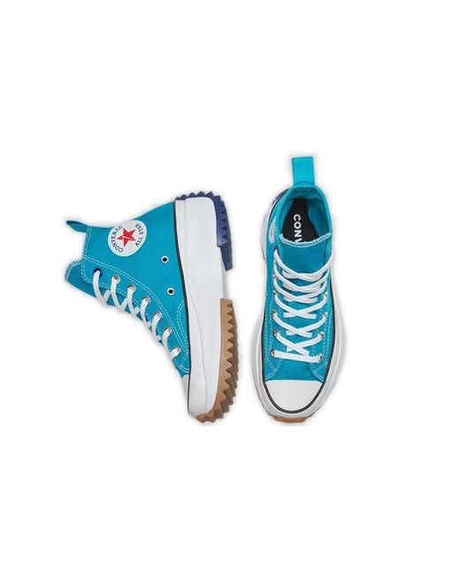 Converse Run Star Hike High 'Rapid Rush' in Blue for Men | Lyst