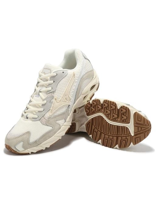 Mizuno Wave Rider Premium 'Sashiko Off' in White for Men | Lyst