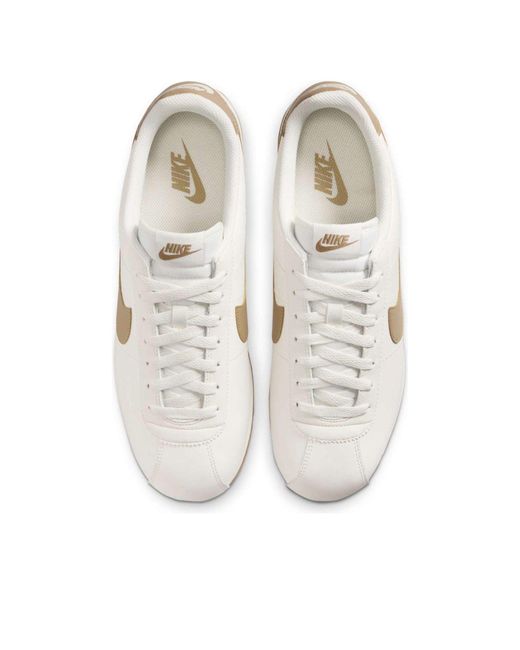 Nike Cortez Leather 'Sail Gum Parachute' in White for Men | Lyst