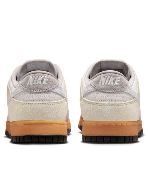 Nike Dunk Low 'Suede & Canvas' in White for Men | Lyst