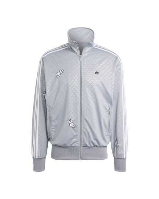 adidas Originals X Mickey Mouse Monogram Embroidery Firebird Truck Top ...