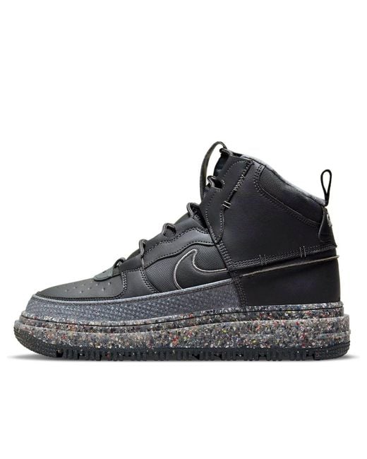 Nike Air Force 1 Boot Nn 'Dark Smoke Crater' in Black for Men | Lyst