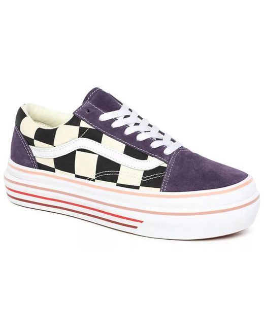 Vans Super Comfycush Old Skool/ Chess Board in Blue for Men | Lyst