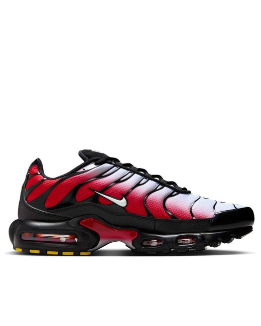 Nike Air Max Plus 'Pure Platinum University' in Red for Men | Lyst