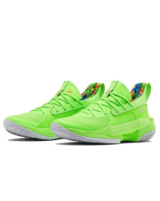 Under Armour X Sour Patch Kids Curry 7 'Lime' in Green for Men | Lyst
