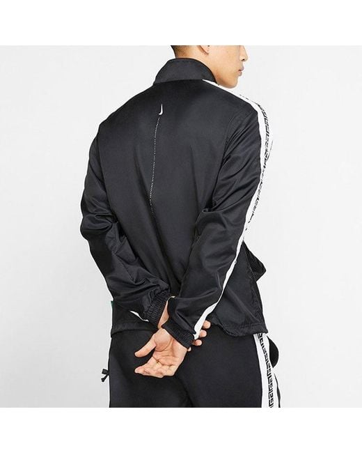 Nike Zipper Casual Sports Stand Collar Jacket in Black for Men | Lyst UK