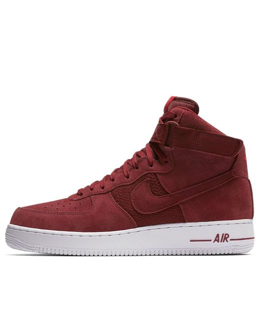Nike Air Force 1 High 07 'University' in Red for Men | Lyst