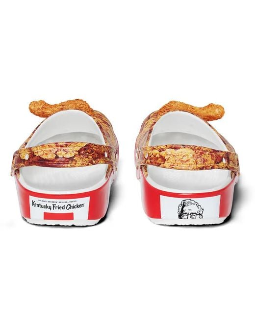 Crocs™ Kfc X Classic Clog 'Fried Chicken Print' in Red for Men | Lyst