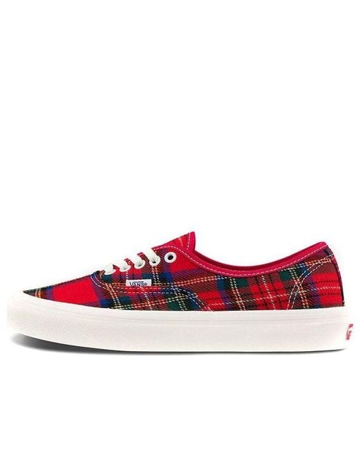 Vans Pendleton X Authentic 44 Dx 'Anaheim Factory in Red for Men | Lyst