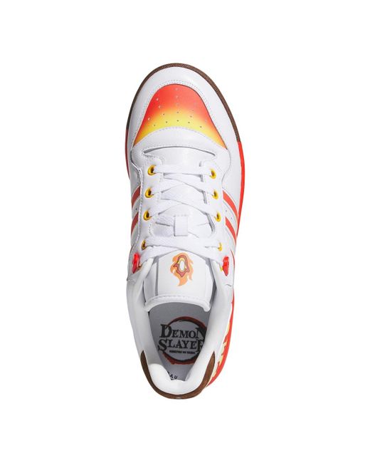 adidas X Demon Slayer Rivalry Low 'Rengoku' in White for Men | Lyst
