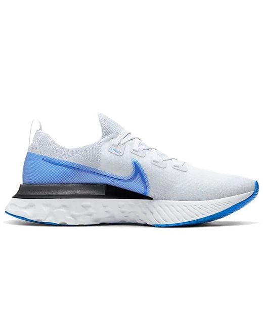 Nike React Infinity Run Flyknit Photo' in Blue for Men | Lyst