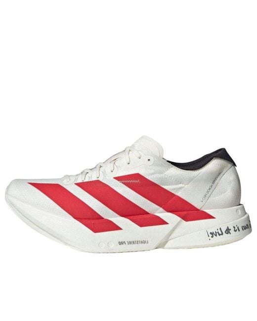 adidas Adizero Adios Pro 4 in Red for Men | Lyst