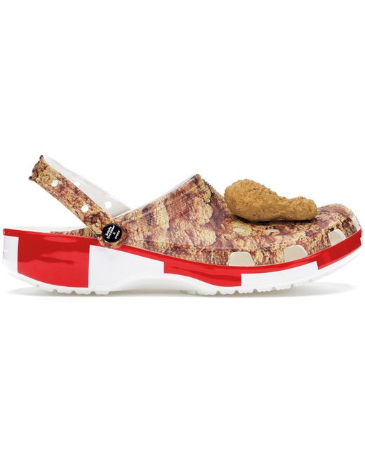 Crocs™ Kfc X Classic Clog 'Fried Chicken Print' in Red for Men | Lyst