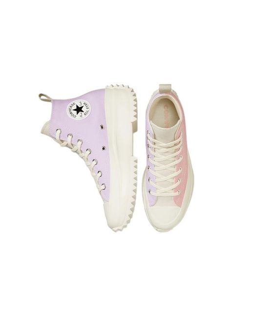 Converse Run Star Hike Platform Tri-Panel High 'Color Block in Pink for ...