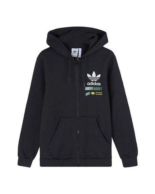 adidas New Originals 2019 Sports Jacket Graphic Track Top Gym in Blue ...