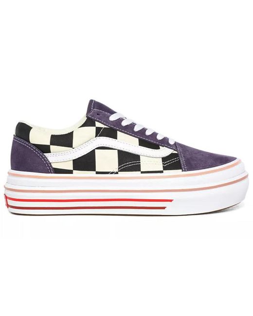 Vans Super Comfycush Old Skool/ Chess Board in Blue for Men | Lyst