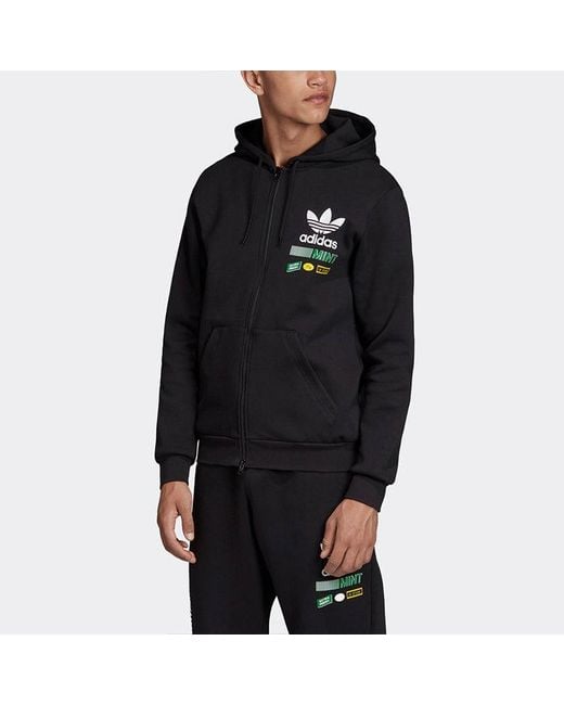 adidas New Originals 2019 Sports Jacket Graphic Track Top Gym in Blue ...