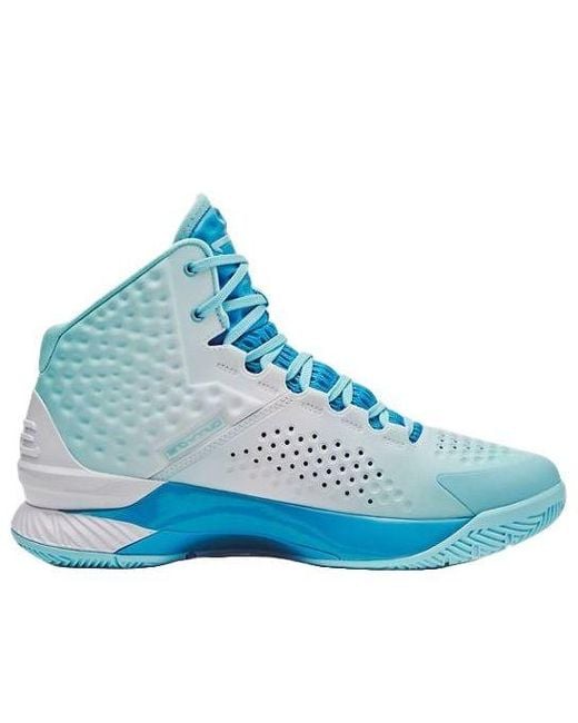 Under Armour Curry 1 'Capri Sky' in Blue for Men | Lyst