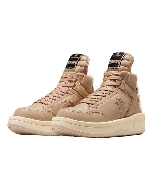 Converse X Rick Owens Drkshdw Turbowpn Mid 'Cave' in Natural for Men | Lyst