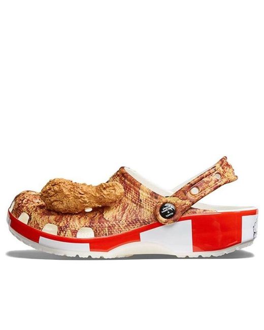 Crocs™ Kfc X Classic Clog Crossover Beach Sandals in Red for Men | Lyst