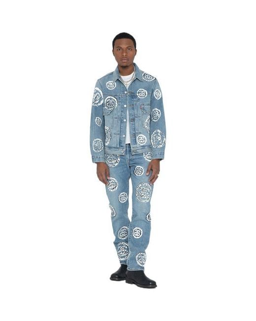 Stussy X Denim Tears Type 2 Jacket 'Light' in Blue for Men | Lyst UK