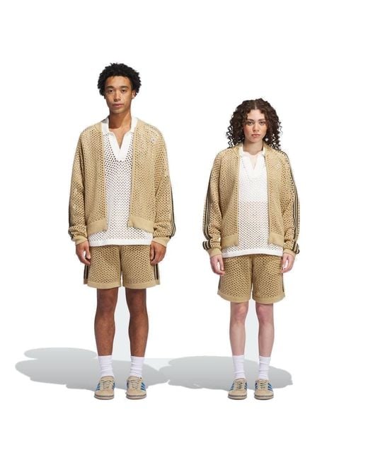 adidas X Clot Fw24 Crochet Track Jacket Asia Sizing Tone' in Natural ...