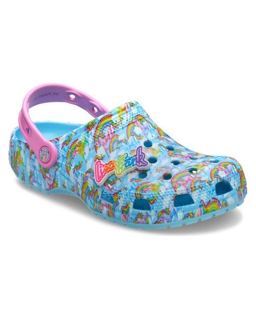 Crocs™ (Wmns) Classic X Lisa Frank Clogs 'Unicorns' in Blue | Lyst