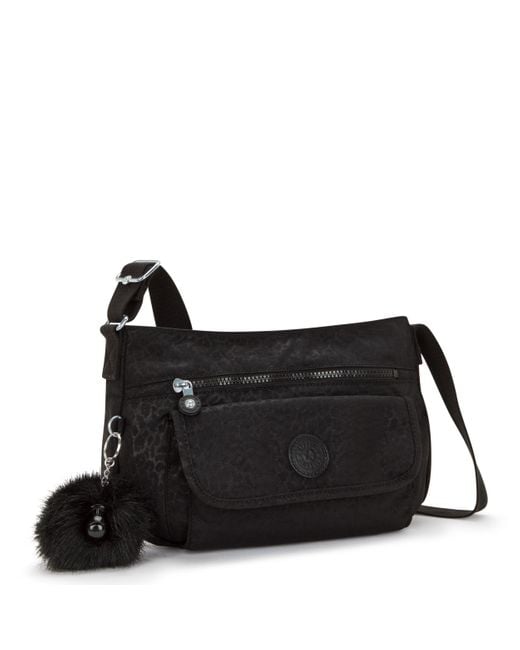 Kipling Crossbody Bag Syro U Shimmering Spots Medium in Black | Lyst UK
