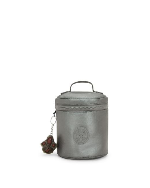 Kipling Travel Accessory Brynley Moon Grey Metallic Small in Grey | Lyst UK