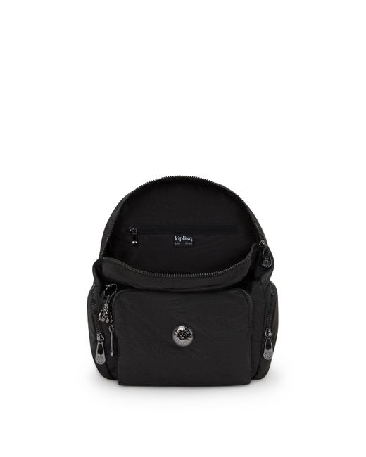 Kipling Backpack City Zip S Undersea Jacquard Small in Black | Lyst UK