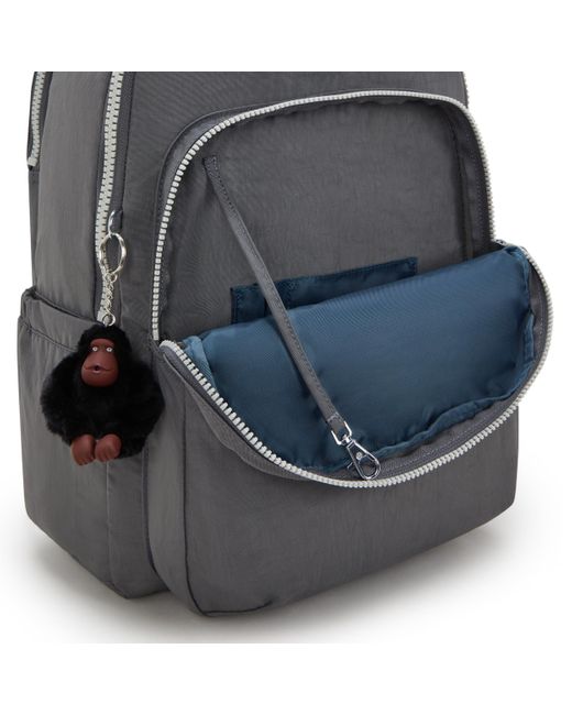 Kipling Backpack Seoul Lap Back To Large in Black | Lyst UK