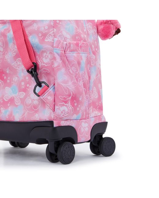 Kipling Backpack New Zea Pink Palm Large | Lyst UK