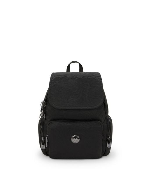 Kipling Backpack City Zip S Undersea Jacquard Small in Black | Lyst UK