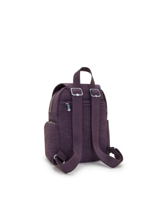 Kipling Backpack City Zip Mini Ultimate Plum Small in Purple | Lyst UK