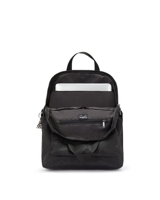 Kipling Backpack Kazuki Undersea Jacquard Medium in Black | Lyst UK