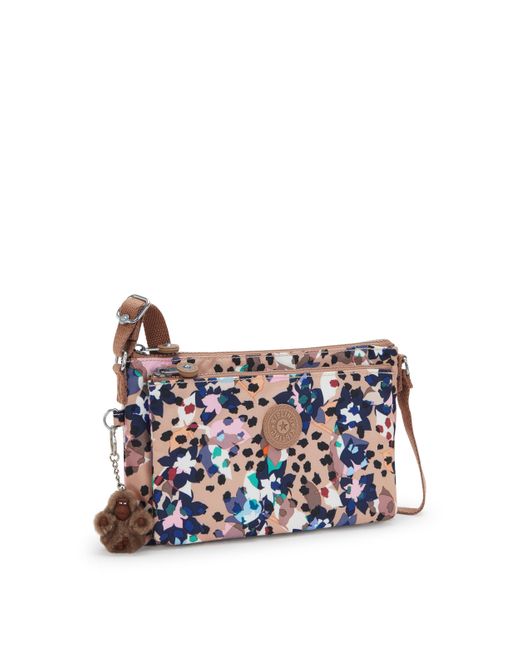 Kipling Crossbody Bag Mikaela Autumn Blossoms Small in Blue | Lyst UK