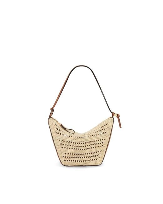 Loewe Mini Hammock Hobo Handbag in Metallic | Lyst
