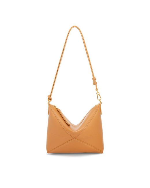 Loewe Puzzle Fold Mini Pouch Handbag in White | Lyst