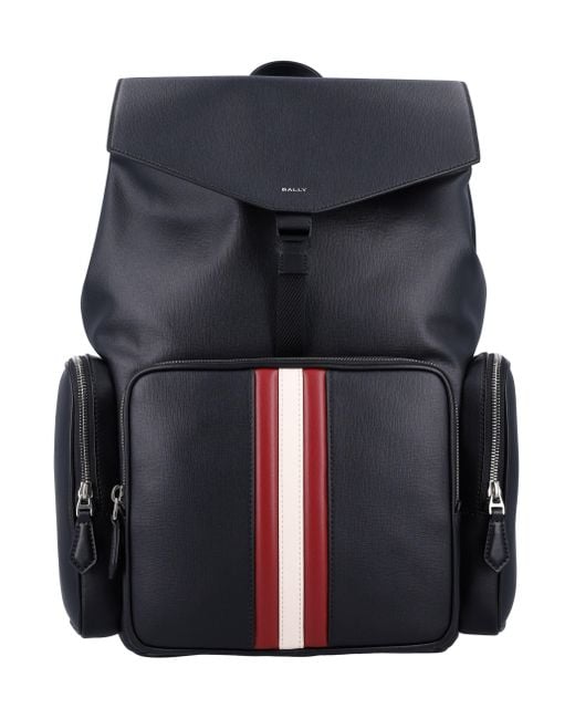 Bally Mythos Eco-Friendly Backpack in Black for Men | Lyst